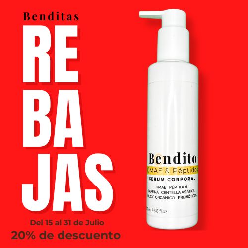 Bendito DMAE & Péptidos. Serum Corporal 200ml – benditocosmetics