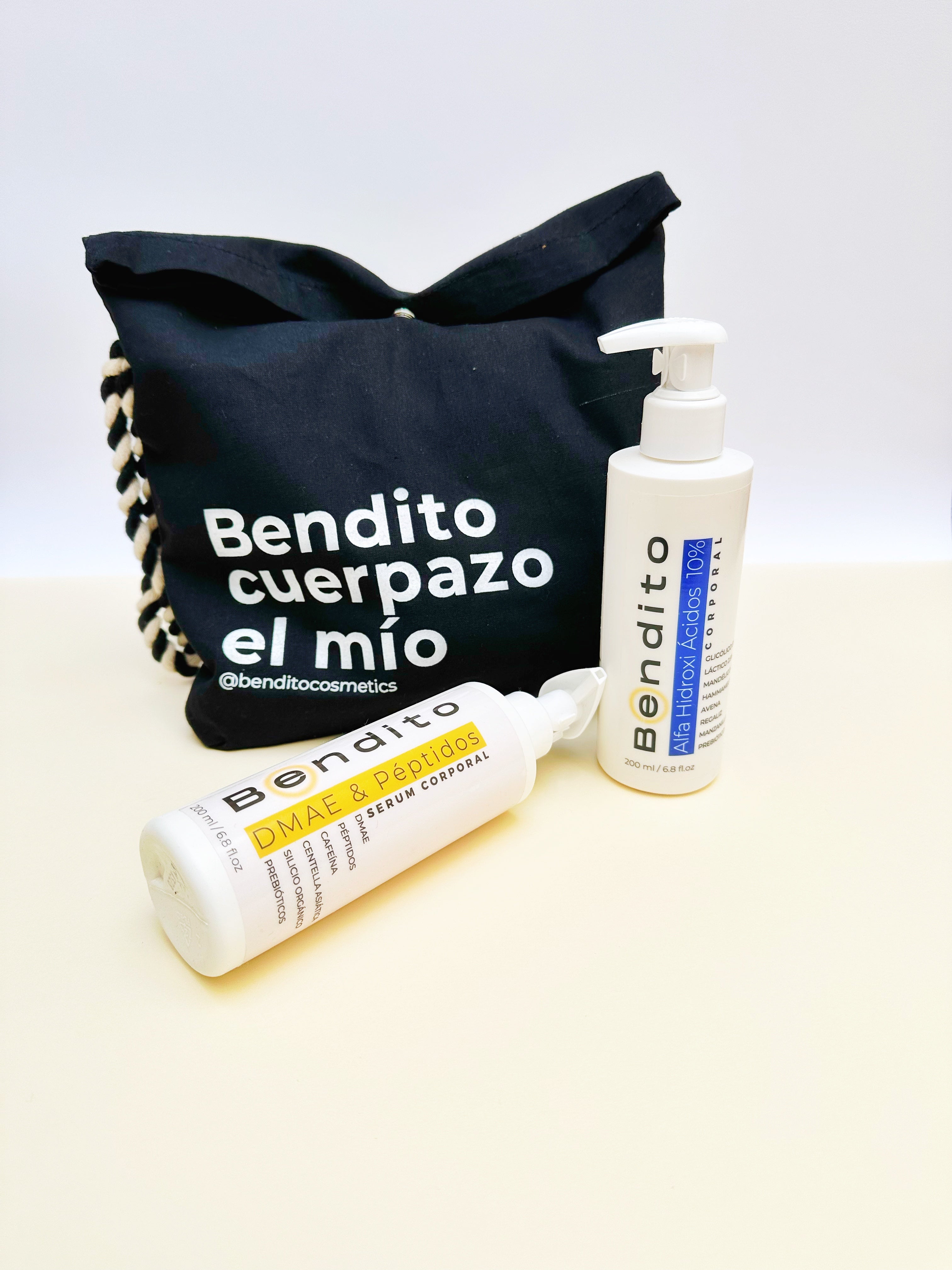Rutina Bendita suavidad y luminosidad: Bendito DMAE + Bendito AHA 10% – benditocosmetics